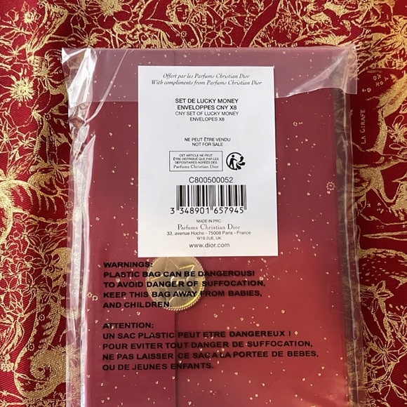 Dior | Accessories | Dior Limited Edition 223 Lucky Money 8 Envelopes ...